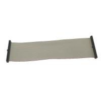 China 1.27mm IDC 60P Latch Header Without SR  PBT Black Assemble Cable L=150mm for sale