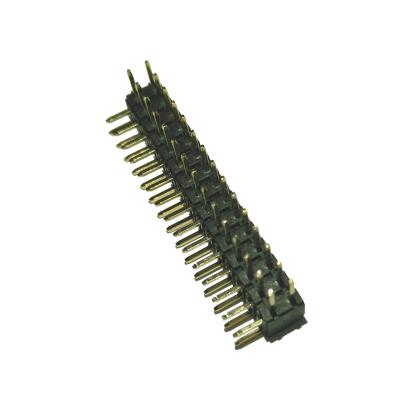 China Brass 2.0AMP 2Mm Pitch Connector , PA9T Pin Header Right Angle 500V for sale