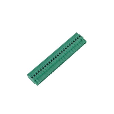 China Horizontal Forward Direction Line Pluggable Terminal Block Female Witout Ear for sale