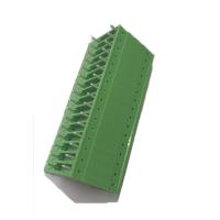 China 3.81 Pluggable Terminal Block , Male 3 * 16P Straight Right Angle Terminal Connector for sale