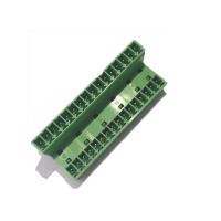 China 3.81 Pluggable Terminal Block , Male 3 * 16P Straight Right Angle Terminal Connector for sale