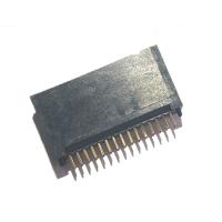 China Black LCP 1.27 Box Header Connector 30 Pin Straight With Different Post for sale