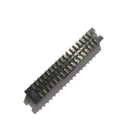 China 34P 2.54mm Pitch Box Header Connector SMT Type PA9T With CAP Gold Flash for sale