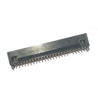 China 1.27mm Box Header, SMT Type, with Fork&Cap, H=5.7mm, Gold Flash Plating for sale