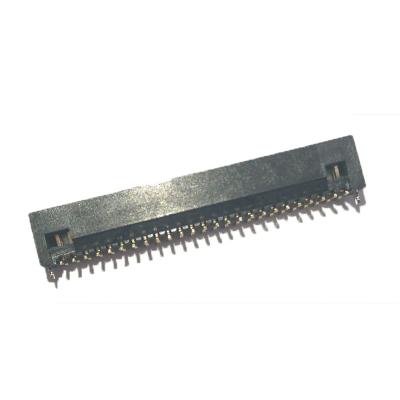 China 1.27mm Box Header, SMT Type, with Fork&Cap, H=5.7mm, Gold Flash Plating for sale