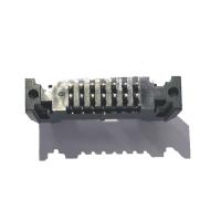 China WCON Long Latch 2.54 Mm Pitch Pin Header , PBT Straight 14 Pin Header Connectors for sale