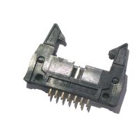China WCON Long Latch 2.54 Mm Pitch Pin Header , PBT Straight 14 Pin Header Connectors for sale