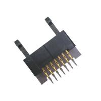 China Press Fit Type 20 Pin Latch Header Connector , Long Latch 2.54 Mm Pitch Header for sale