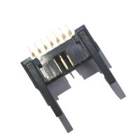 China Press Fit Type 20 Pin Latch Header Connector , Long Latch 2.54 Mm Pitch Header for sale