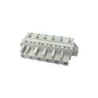 China 5.0 7.5  Pitch Spring Clamp Terminal Block , Grey Spring Cage Terminal Block for sale