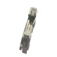 China Grey 10P 2.54 Ejector Header Latch Header IDC Type With Location Hole PBT ROHS Approved for sale