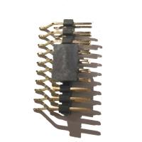 China 2 Pin Header Connector Male Right Right Angle / SMT Type PA9T With POST / CAP for sale