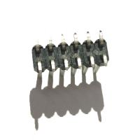 China 2 * 8P SMT 2.50 * 2.54 Mm Pitch Connector PA9T Black Without CAP Matte for sale