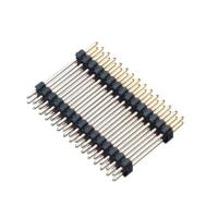 China Double Plastic 2 Pin Header Connector , PA9T Black  Male Plug for sale
