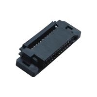 China Female Pin Header 2.54 Mm Two Piece Style Pbt Black Tray 1u Ce Socket for sale