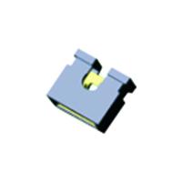 China 2.54mm WCON Connectors Mini Jumper Open/Close Type PBT Black SN Over Ni Plating for sale