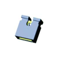 China 2.54mm WCON Connectors Mini Jumper Open/Close Type PBT Black SN Over Ni Plating for sale
