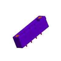 China 7.62 Pluggable Terminal Block Male Straight PA66 Green L=14.0/3.9 Close Type for sale