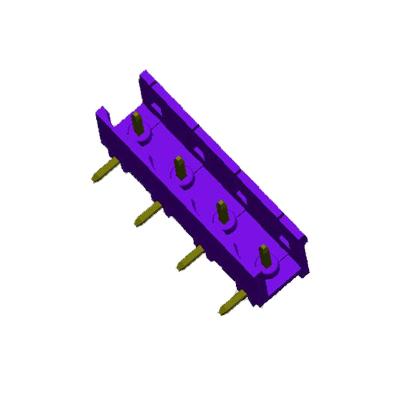 China Right Angle Male 7.62 Pluggable Terminal Block Connector Open Type Industrial control for sale