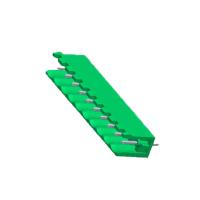 China 10 P Male Straight Electrical Terminal Block Connectors L=14.0/3.9 Open Type for sale