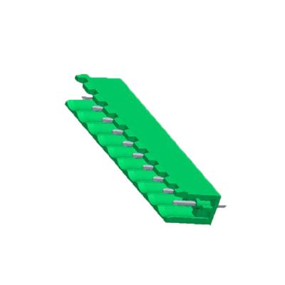 China 10 P Male Straight Electrical Terminal Block Connectors L=14.0/3.9 Open Type for sale