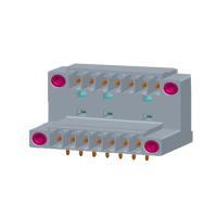China WCON 3.81mm Pitch Male Terminal Block Connector PA66 Glass Fiber Green matte SN plated L=12.6/27.9 for sale