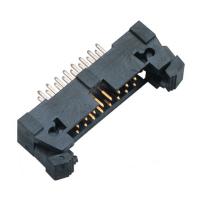 China S TYPE 2.0 latch header 10P right angel LCP black without logo short latch ROHS for sale