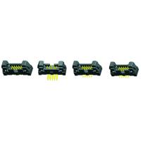 China S TYPE 2.0 latch header 10P right angel LCP black without logo short latch ROHS for sale
