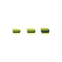 China SMT LCP 0.80*1.20 Pin Header Black Dual row  With CAP H=1.4 Reel packing Gold flash ROHS for sale