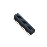 China Gold Flash Right Angle Header Socket PA9T Material Double Row for sale