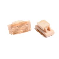 China 0.5mm 2*50P SMT Board to Board Connector with post Phosphor PA9T Bronze Gold Flash for sale