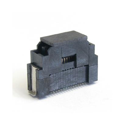China 0.8mm Pitch Male Straight Connector SMT PA9T UL94V-0 Board To Board D Type for sale