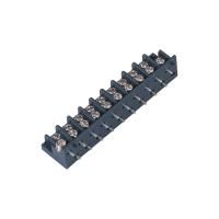 China 7.62mm  terminal Blocks Single row  PA66 black Sn plated 25％GF UL94V-0 Brass for sale