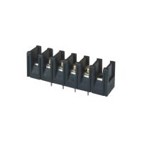 China 7.62mm  terminal Blocks Single row  PA66 black Sn plated 25％GF UL94V-0 Brass for sale