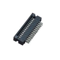 China 1.27 Pitch  14 pin dip socket PBT Black 30%GF Sample Free Contact Material Brass ROHS for sale
