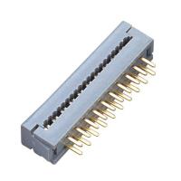 China Brass  Sel Au/Ni  2*9P DIP Plug Connector 2.54*7.62mm  PBT 30%GF UL94V-0 ROHS for sale
