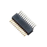 China 1.0mm 1*15P DIP PA9T Black Single Pin Header Connector Pe Bag For PCB Board for sale