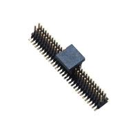 China 1.0mm 1*15P DIP PA9T Black Single Pin Header Connector Pe Bag For PCB Board for sale