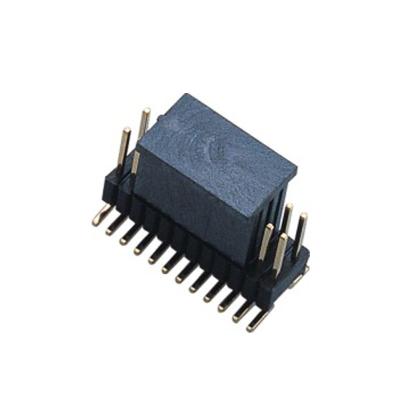 China PA9T 2mm Male And Female Header Pins , 500V Dual Row Header Connector for sale