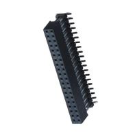 China 2.0mm pitch double row  connector add one plastic  SMT type LCP black  ROHS for sale