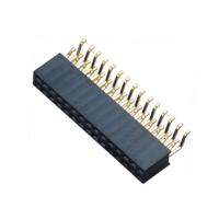 China Female Header Connector 2.0mm 90° SMT 2*15P DIP , battery connector AU over Ni for sale