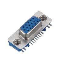 China WCON D SUB Connector Slim HD R 15P Female DIP PBT  machinery and equipment ROHS for sale