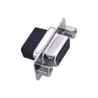 China WCON D Shell Connector WCON Slim HD / R  Female 9 Pin Brass Sel Au/Ni Black for sale