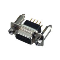 China WCON 180°DIP D- SUB Dual Row 9 Pin Male Connector PBT Type Brass 3.0AMP Current Rating ROHS for sale