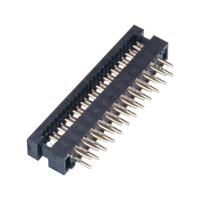 China WCON 1.27mm DIP Plug Connector 2*13P  PBT 30%GF UL94V-0  Brass  Sel Au/Ni for sale