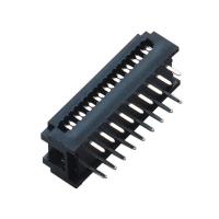 China WCON 2.54mm pitch DIP Plug Connector PBT black brass sel.1U