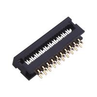 China WCON 2.54mm pitch DIP Plug Connector PBT black brass sel.1U