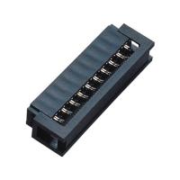 China WCON 1.27mm IDC socket  Connector 16 Pin PBT black  30%GF UL94V-0  ROHS for sale