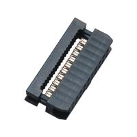 China WCON 2.0mm IDC Connector Socket WCON Female PBT black Cable Connector  for sale