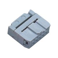 China WCON 2.54mm 2*10P IDC Socket Connector Terminal One Side Contact  PBT Black for sale